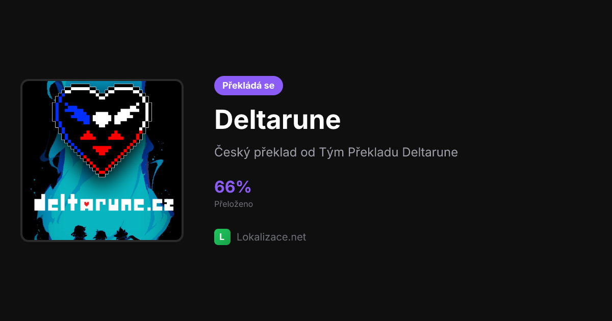Deltarune - Český překlad ke stažení zdarma | Lokalizace.net