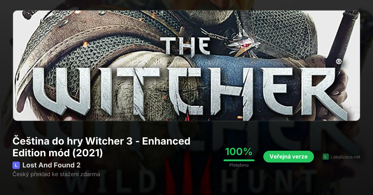 Čeština do Witcher 3 - Enhanced Edition mód (2021) - Stáhnout zdarma ...